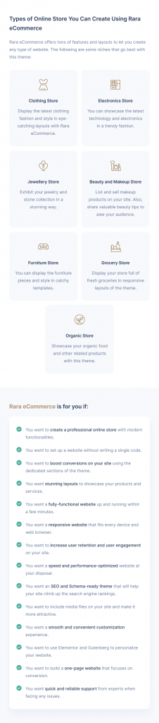 Rara eCommerce - Free WooCommerce WordPress Theme